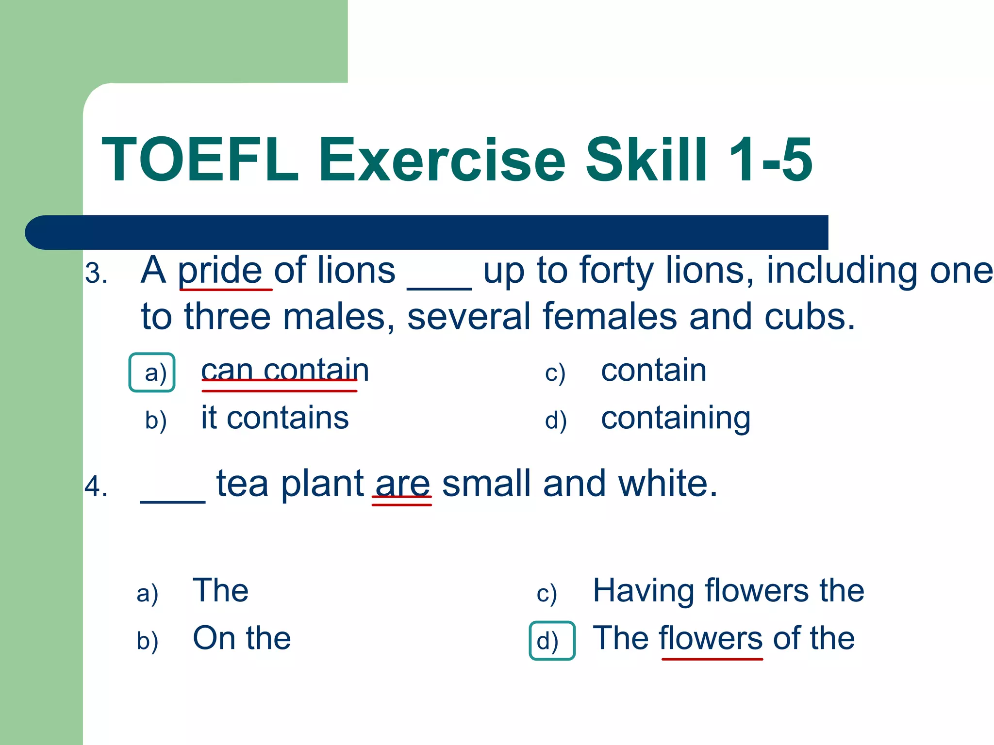 Sentence with One Clause | PPTX