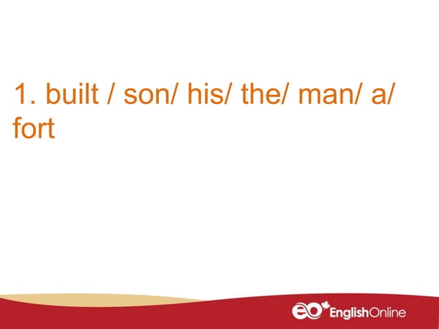 Sentence word order | PPTX | Programming Languages | Computing