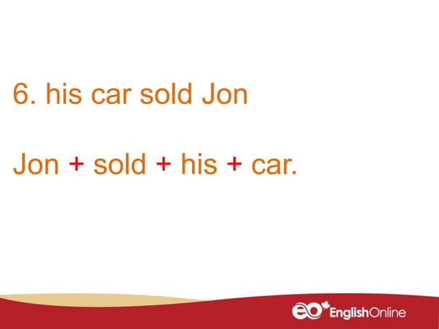 Sentence word order | PPTX | Programming Languages | Computing