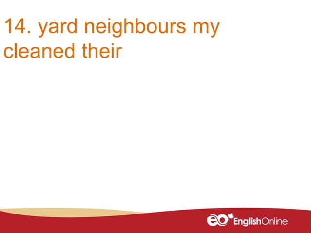 Sentence word order | PPTX | Programming Languages | Computing