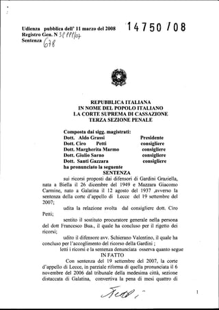 Sentenza 2008 | PDF