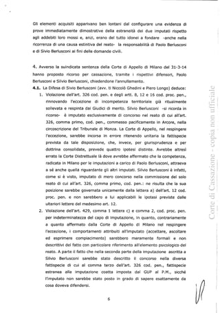 Sentenza Paolo e Silvio Berlusconi | PDF