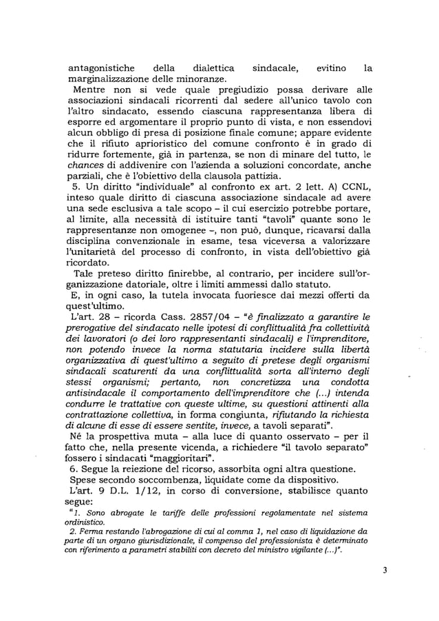 Sentenza tribunale di roma art 28 | PDF
