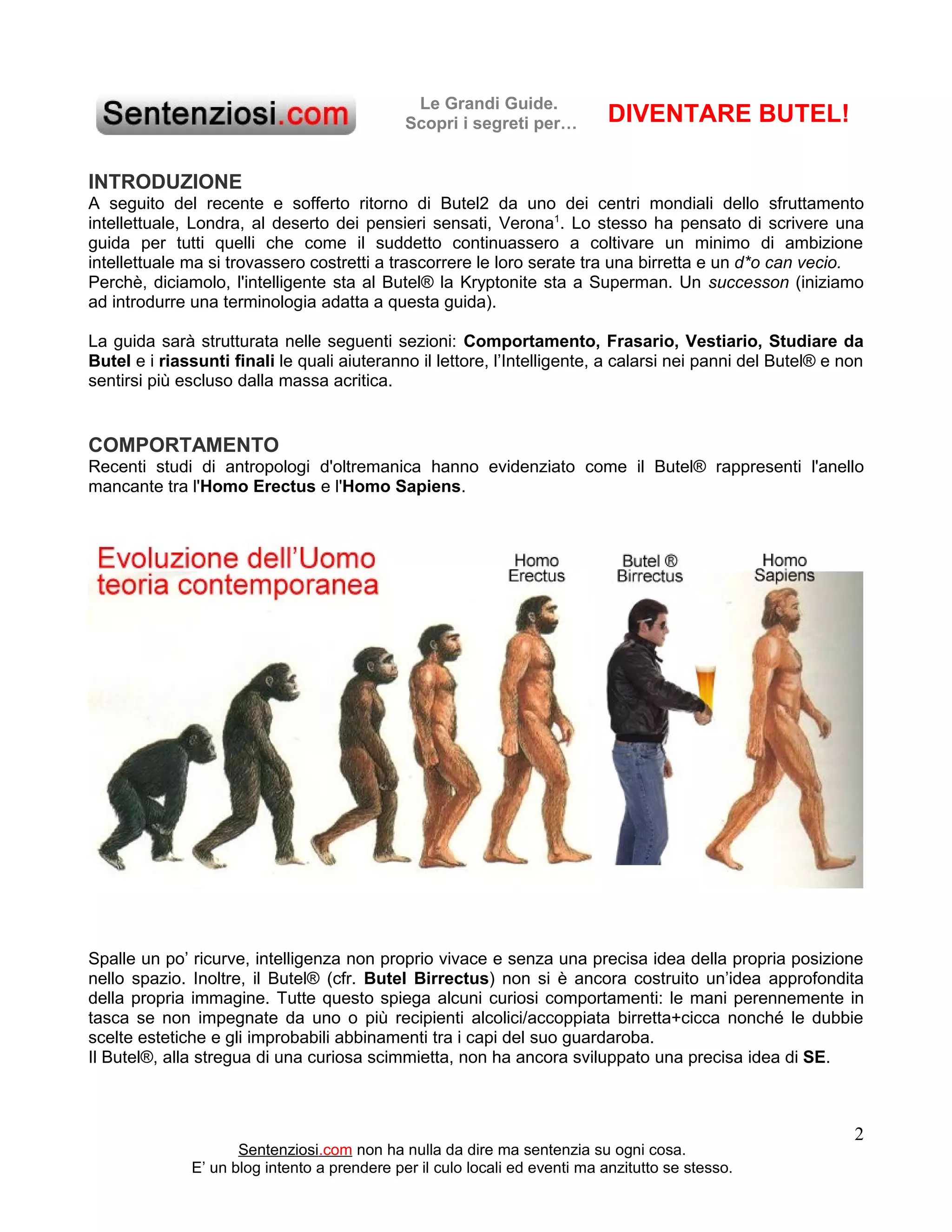 Guida Per Diventare un Butel (original) | PDF