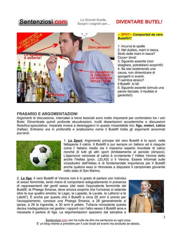 Guida Per Diventare un Butel (original) | PDF