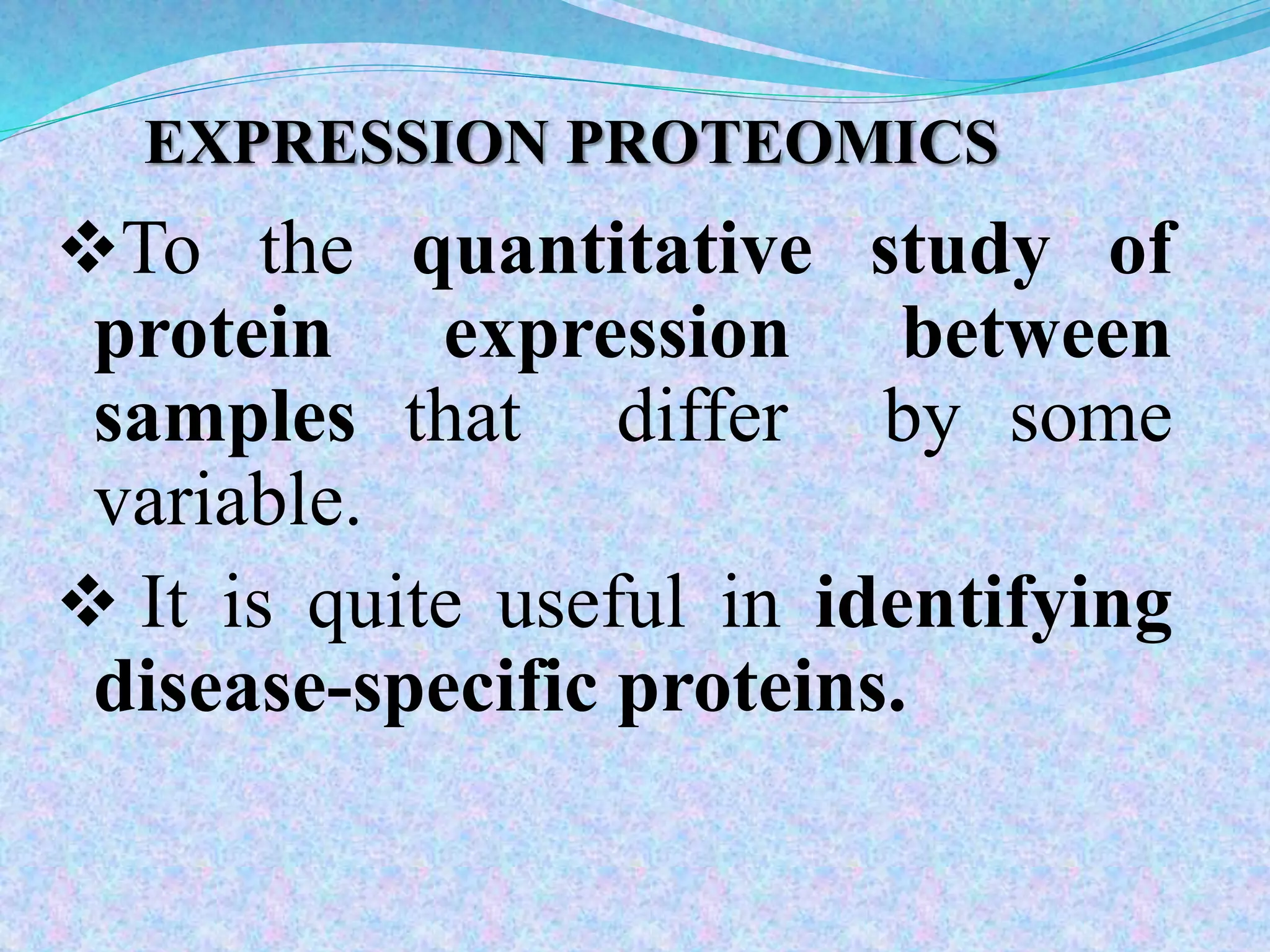 Proteomics and protein-protein interaction | PPTX