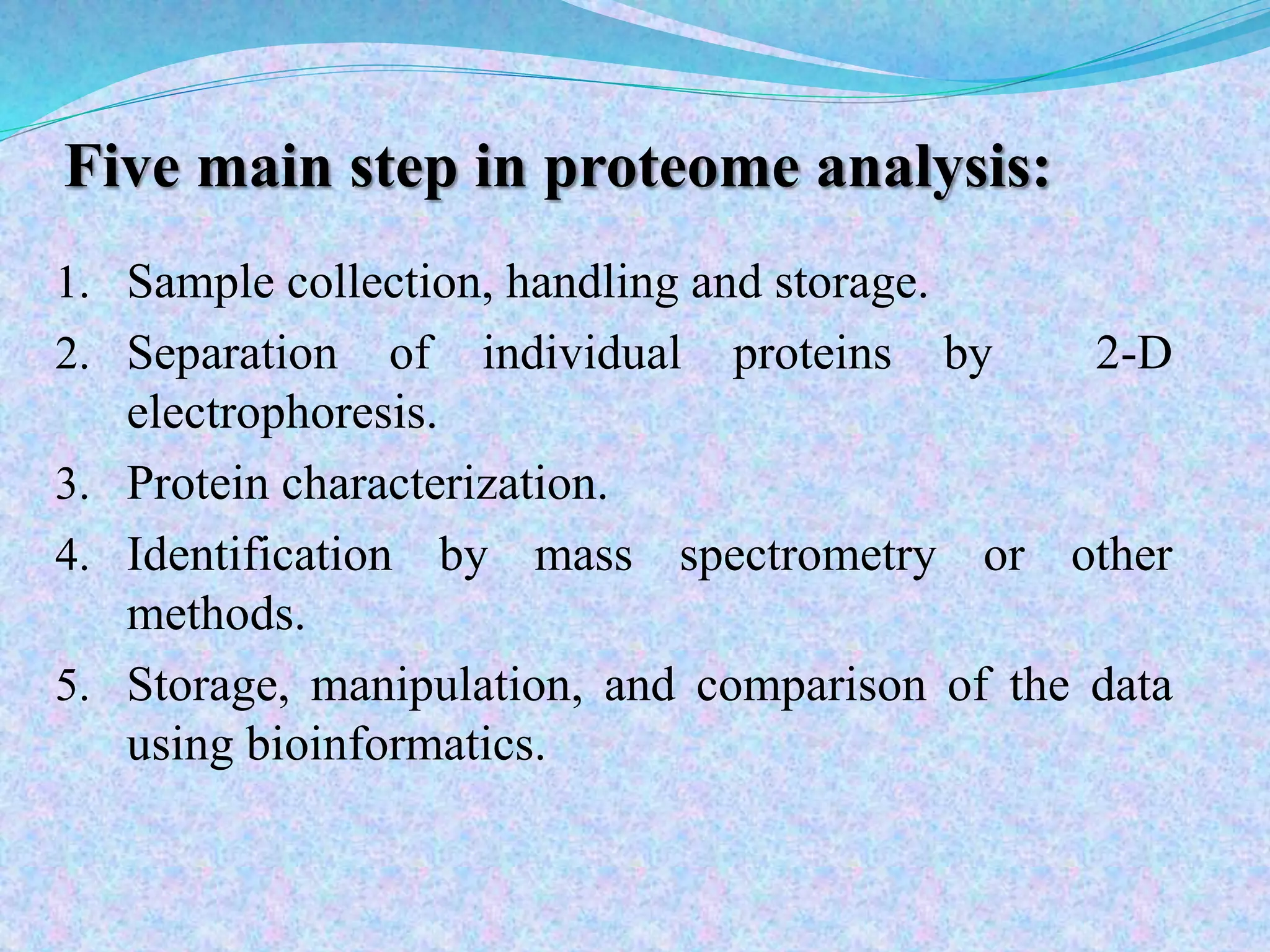 Proteomics and protein-protein interaction | PPTX