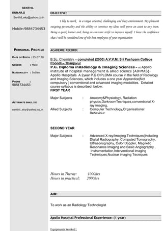 Senthil kumar cmch | DOCX