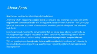Senti is looking for interns! | PPT