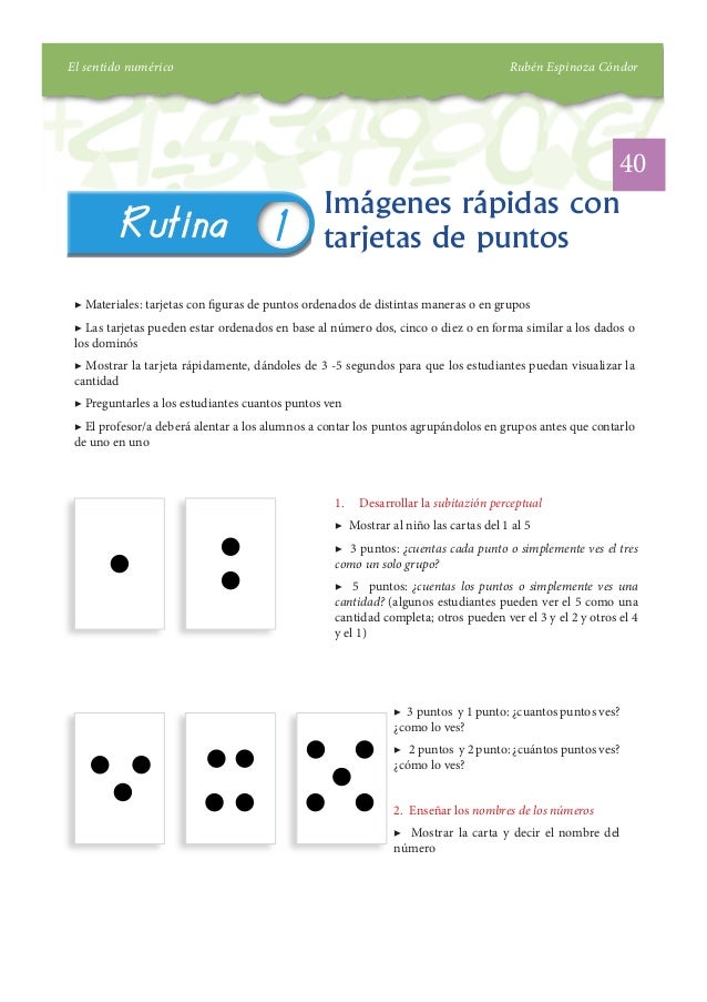 Sentido numérico/Number sense