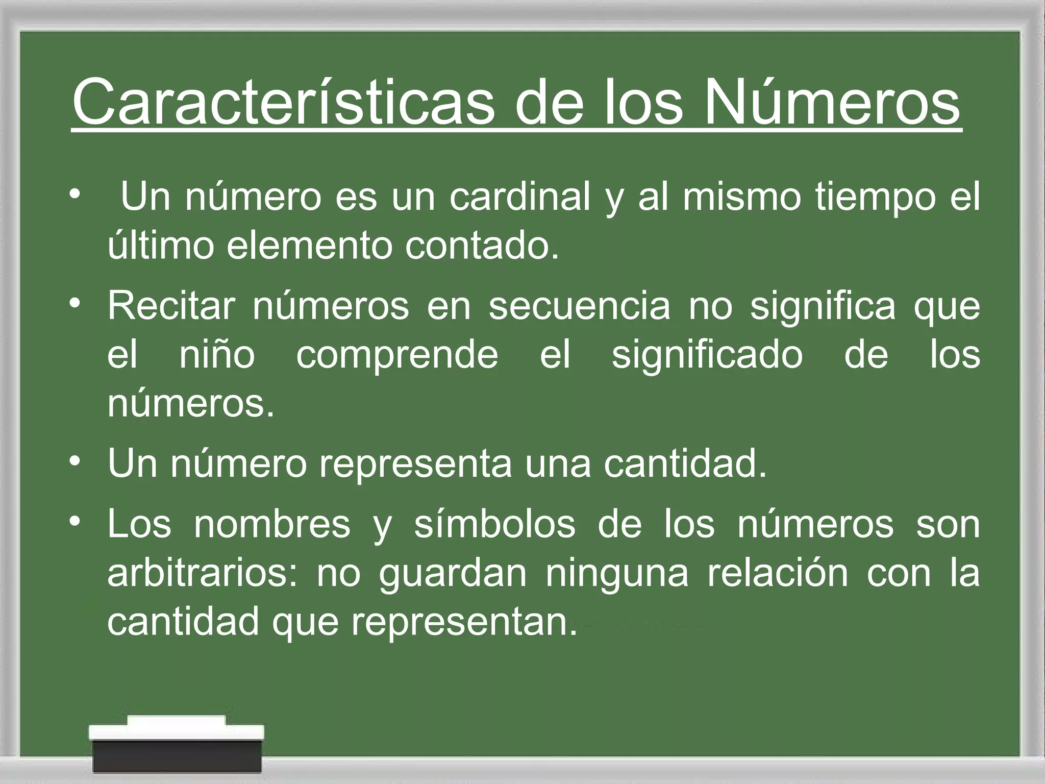 Sentido numerico y los numeros | PPT