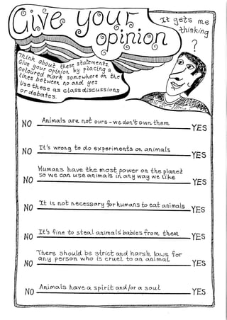 Animal Sentience Worksheets | PDF