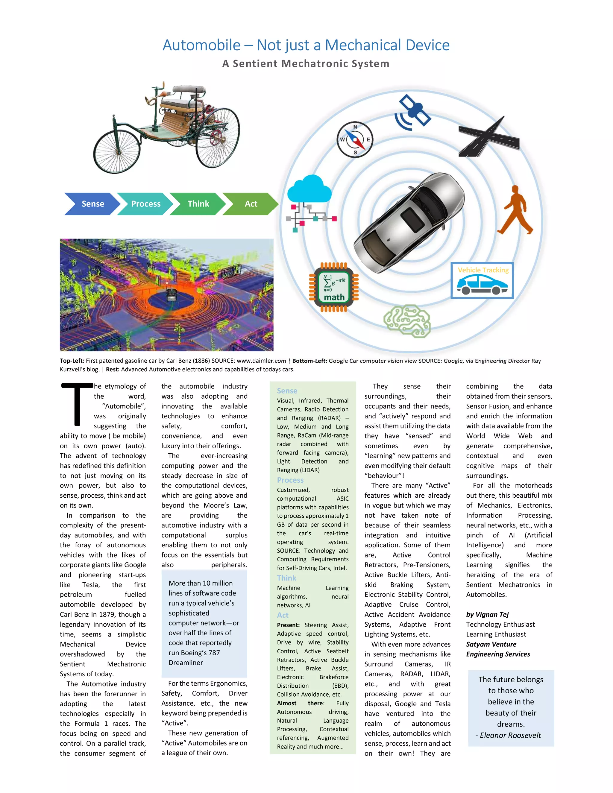 Sentient mechatronic systems | PDF | Automotive Industry | Industries