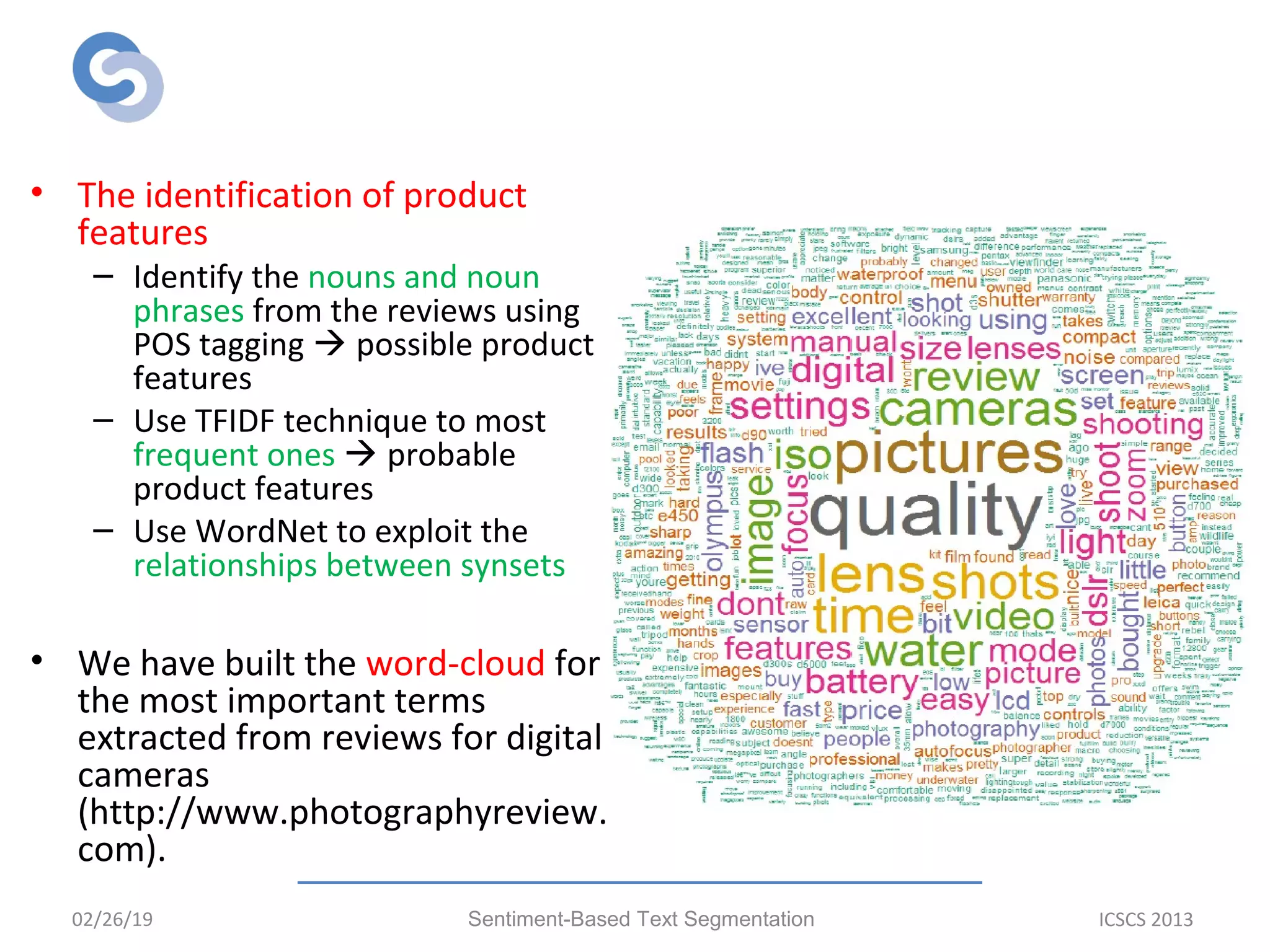 Sentiment Based Text Segmentation Ppt