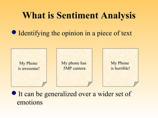 Sentiment analysis | PPT