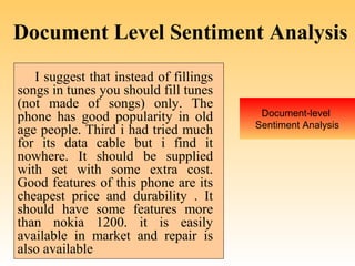 Sentiment analysis | PPT