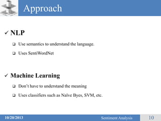 Sentiment analysis | PPTX