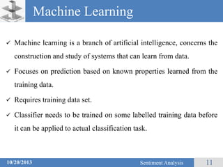 Sentiment analysis | PPT