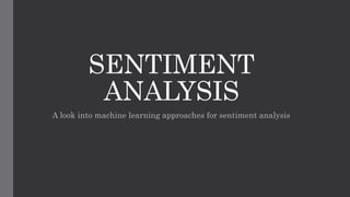 Sentiment Analysis | PPTX | Technology & Computing