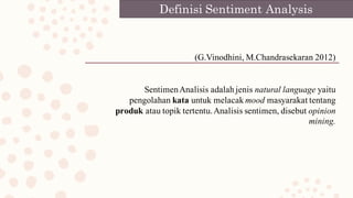 Sentiment analysis | PDF