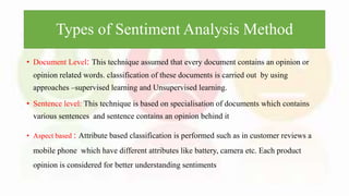 Sentiment analysis | PPTX