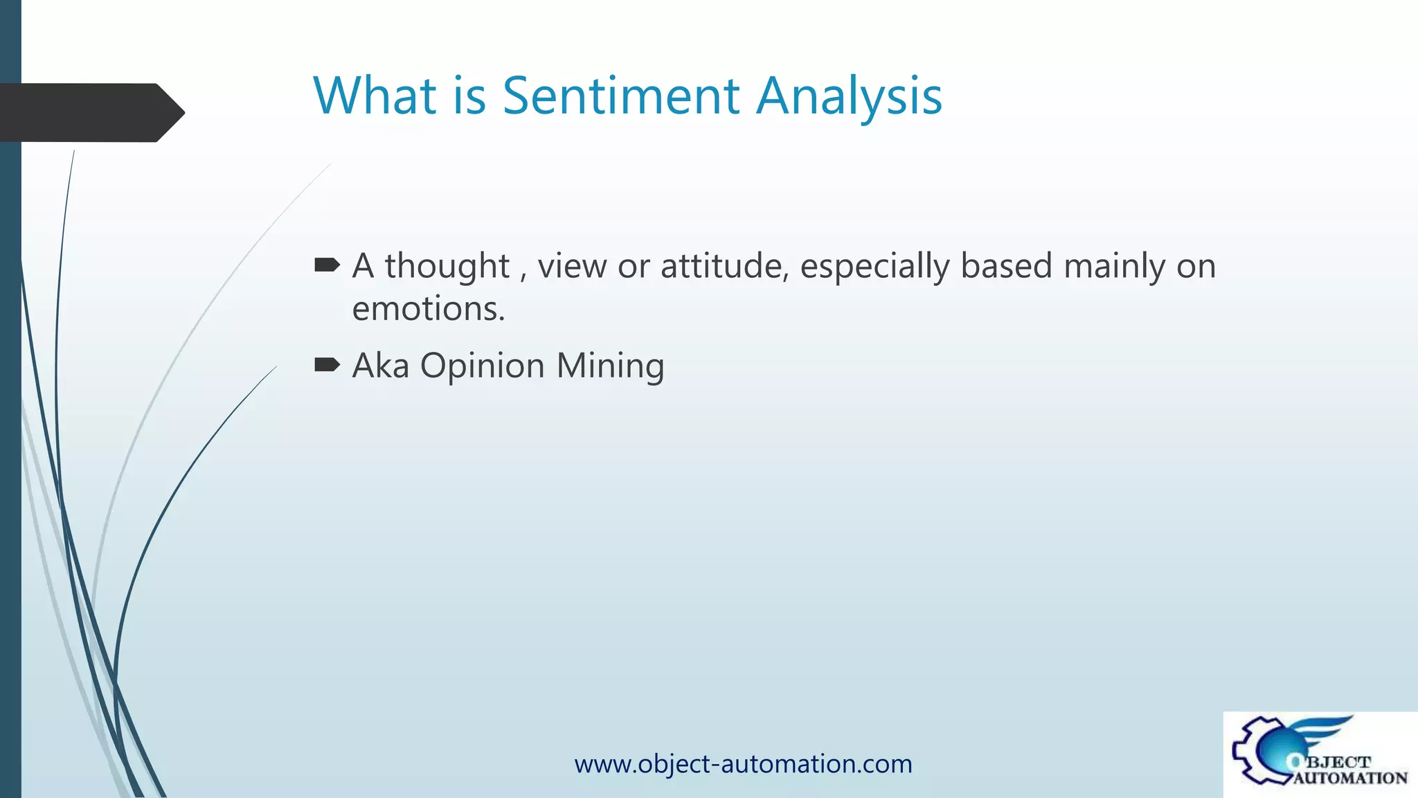 Sentiment analysis | PPT