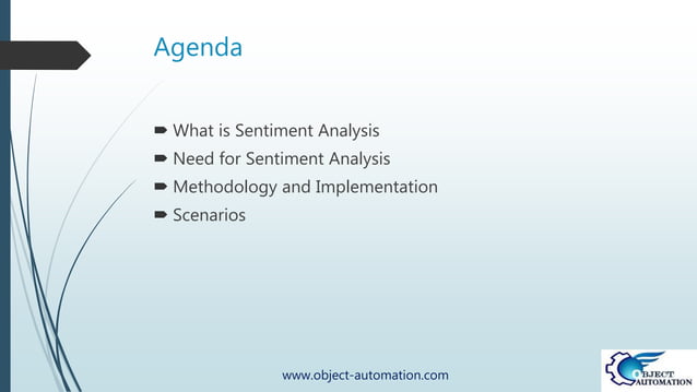 Sentiment analysis | PPT