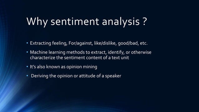 Sentiment analysis | PPT | Free Download