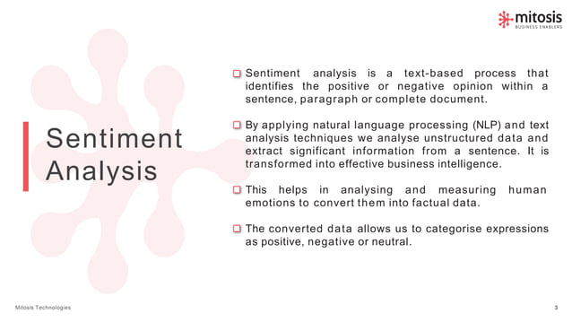 Sentiment Analysis | PPT