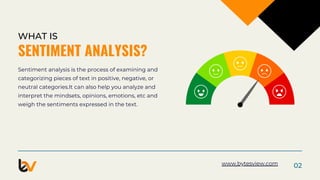 SENTIMENT ANALYSIS | PPT