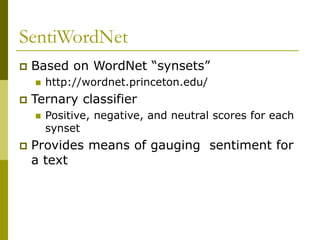 Sentiment+Analysis.ppt | Artificial Intelligence | Technology & Computing