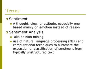 Sentiment+Analysis.ppt | Artificial Intelligence | Technology & Computing