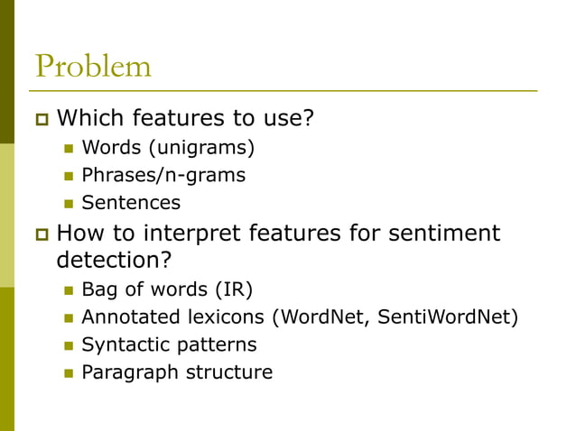 Sentiment+Analysis.ppt | Artificial Intelligence | Technology & Computing