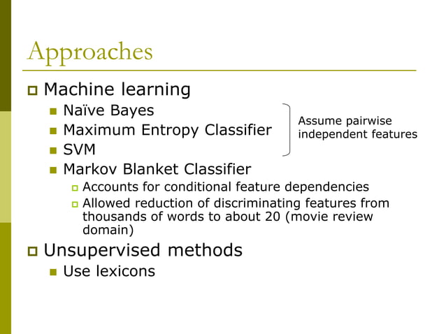 Sentiment+Analysis.ppt | Artificial Intelligence | Technology & Computing