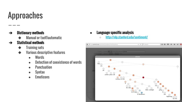 Sentiment analysis - Our approach and use cases | PPT