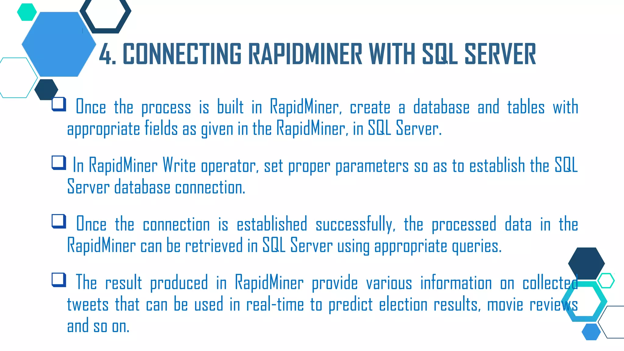Sentiment Analysis And Classification Of Tweets Using Rapid Miner Tool