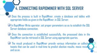 Sentiment analysis and classification of tweets using rapid miner tool | PPT