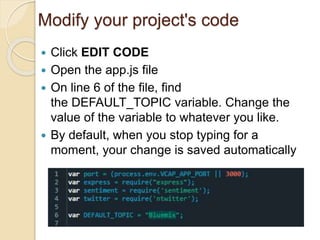 Sentiment Analysis App with DevOps Services | PPTX | Cloud Computing | Internet