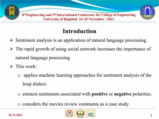Sentiment Analysis in Arabic Language .pptx