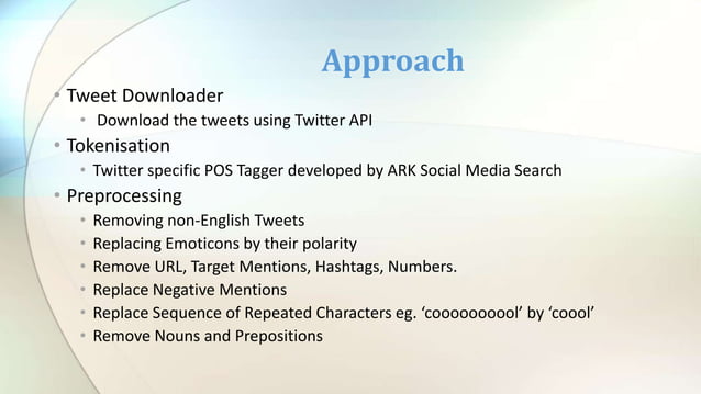 Sentimental Analysis of twitter data . | PPT