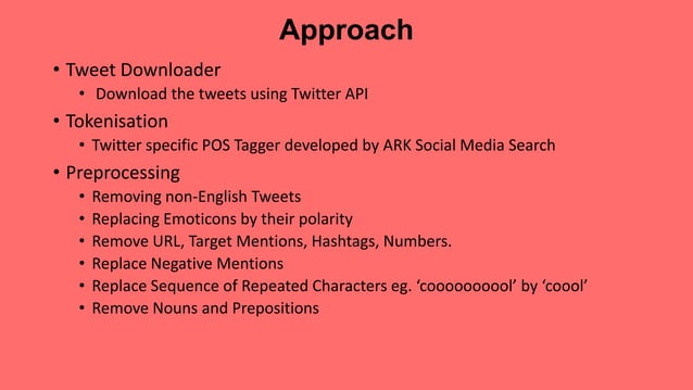 Sentiment Analysis in Twitter | PPTX