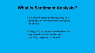 Sentiment Analysis in Twitter