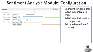 Sentiment analysis module | PPTX | Technology & Computing