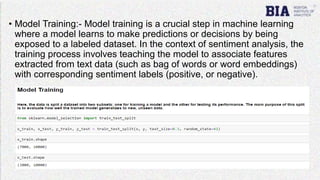 Analyzing Movie Reviews : Machine learning project | PPTX