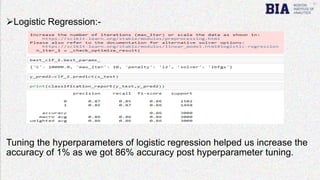 Analyzing Movie Reviews : Machine learning project | PPTX