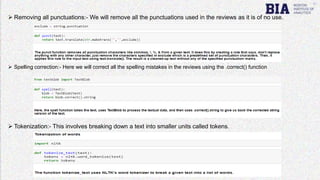 Analyzing Movie Reviews : Machine learning project | PPTX