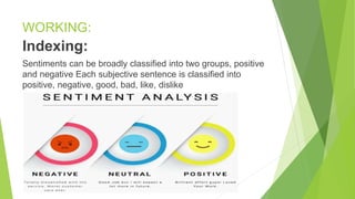 Sentiment analysis using ml | PPTX