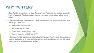 Sentiment analysis using ml | PPTX