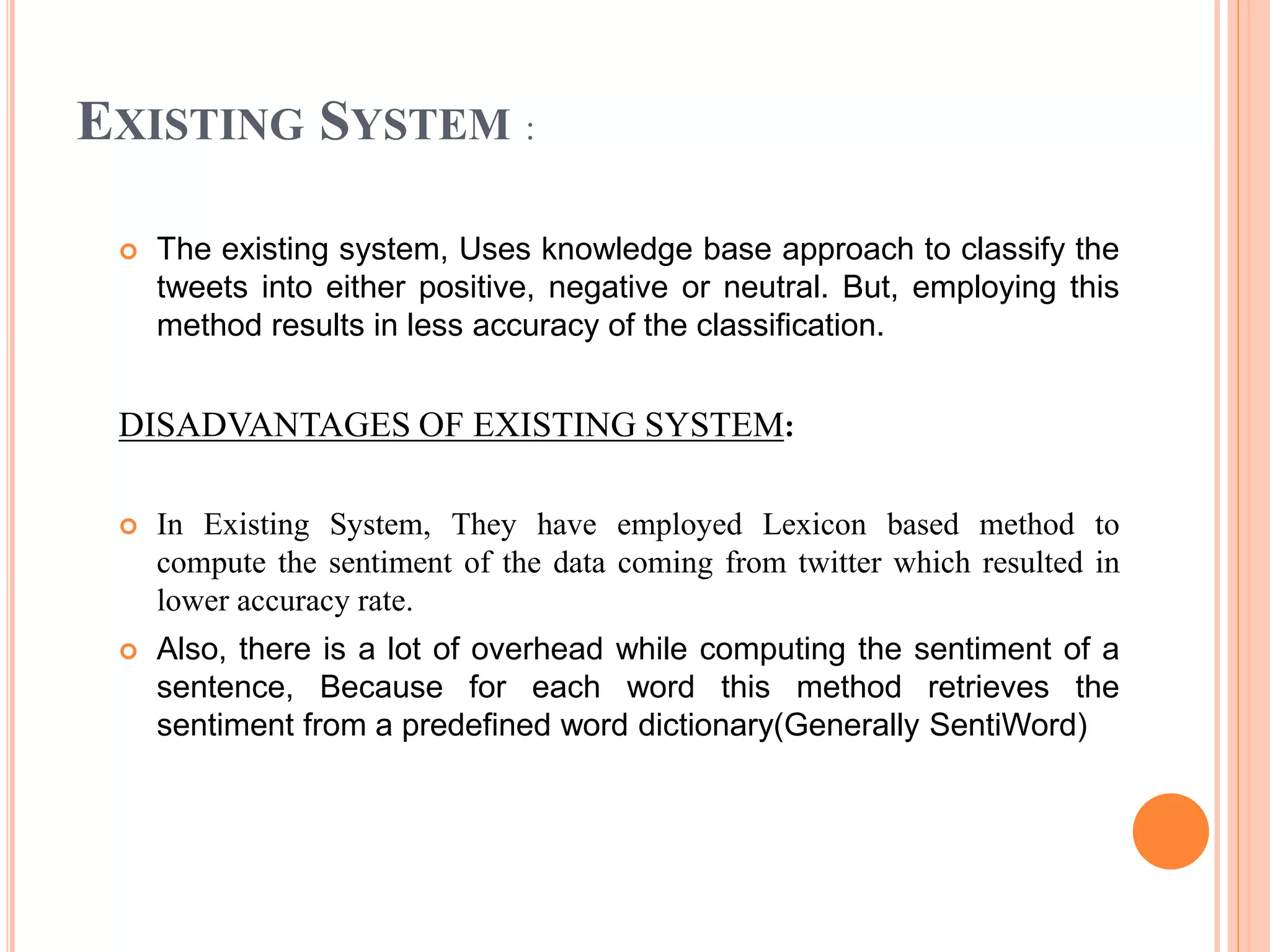 Sentiment Analysis using Twitter Data | PPTX | Internet | Computing