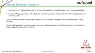Sentiment Analysis via R Programming | PPTX